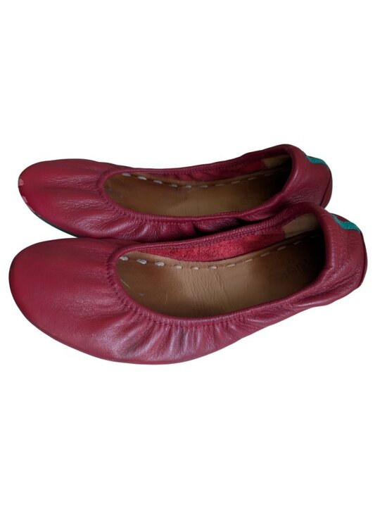 Tieks | Shoes | Tieks Size 7 Burgundy Cardinal Red Leather Ballet Flat ...
